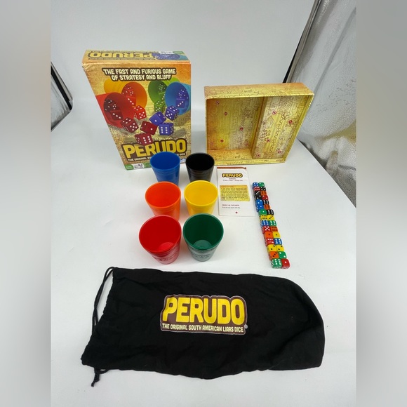 Games | Rare Perudo Liars Dice Outset Dice Game Complete | Poshmark